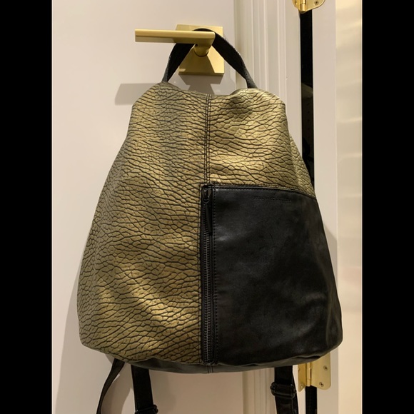 French Connection | Bags | French Connection Black And Metallic Gold ...